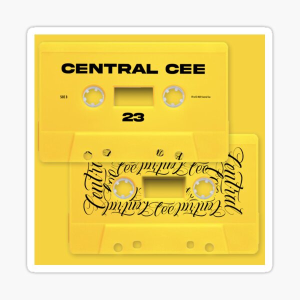 "Central Cee - 23 Album Box Logo" Sticker for Sale by Kayy0Creations ...