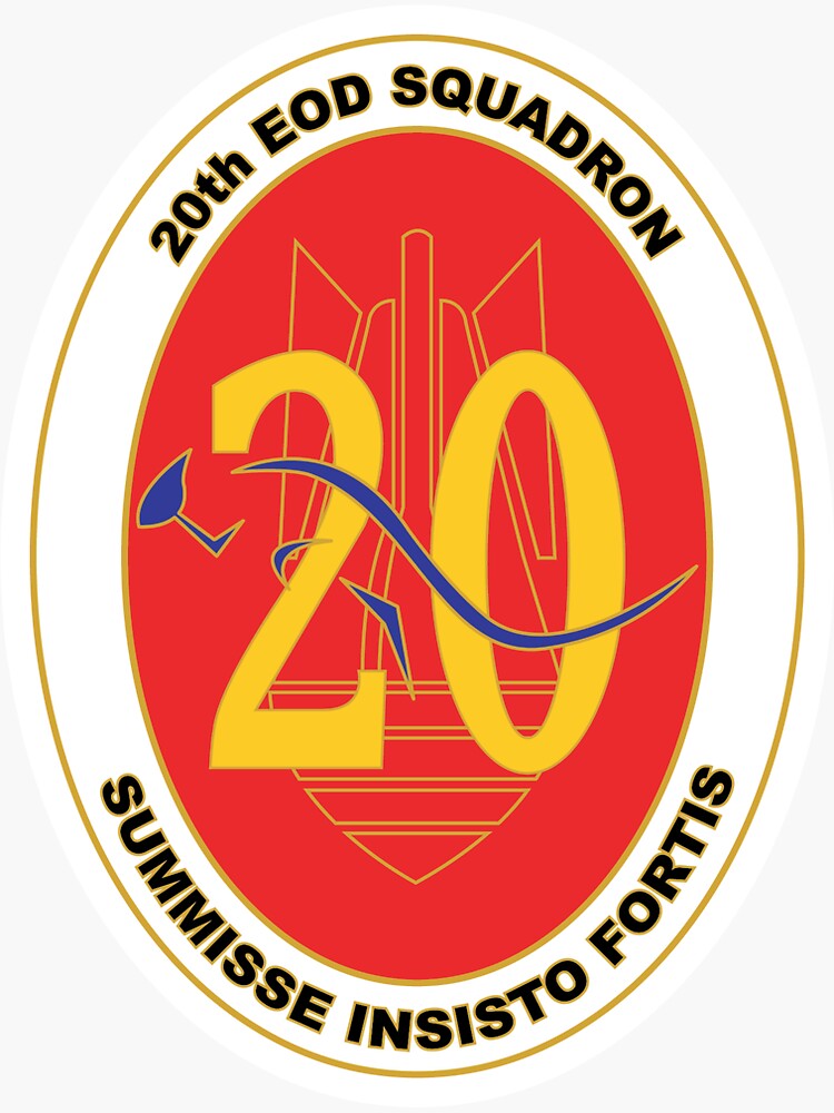 "RAE - 20th EOD Squadron" Sticker for Sale by quickmarch | Redbubble