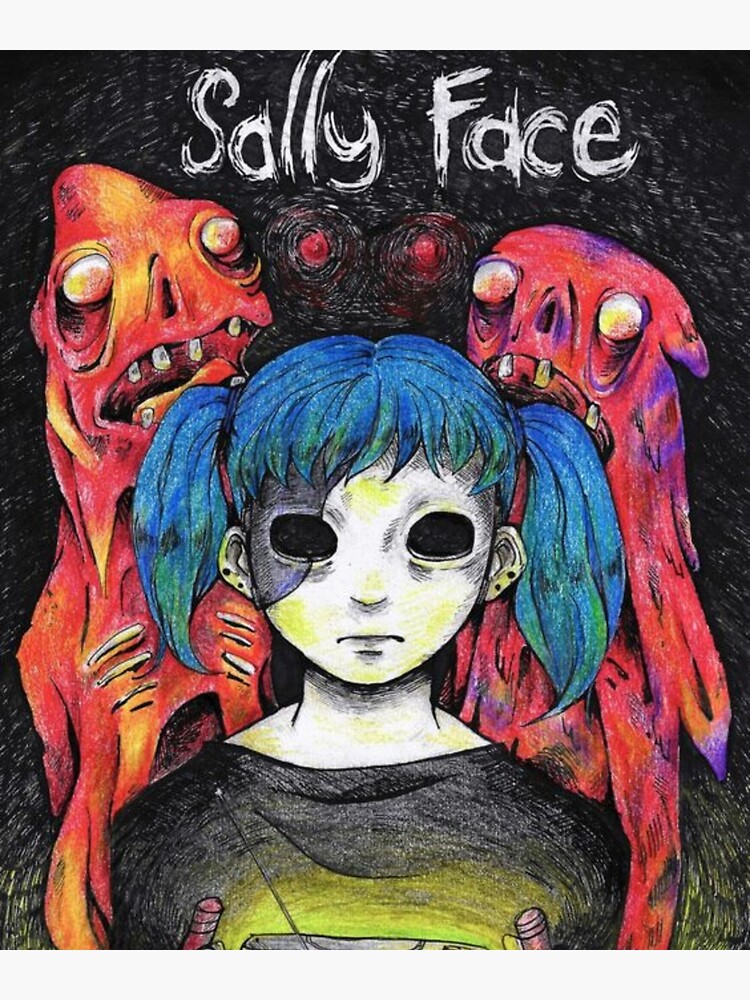 "Sally Face Poster" Poster for Sale by Boutiqueusi | Redbubble