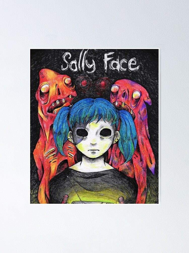 "Sally Face Poster" Poster for Sale by Boutiqueusi | Redbubble