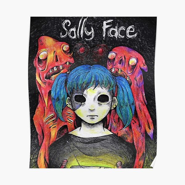 "Sally Face Poster" Poster for Sale by Boutiqueusi | Redbubble