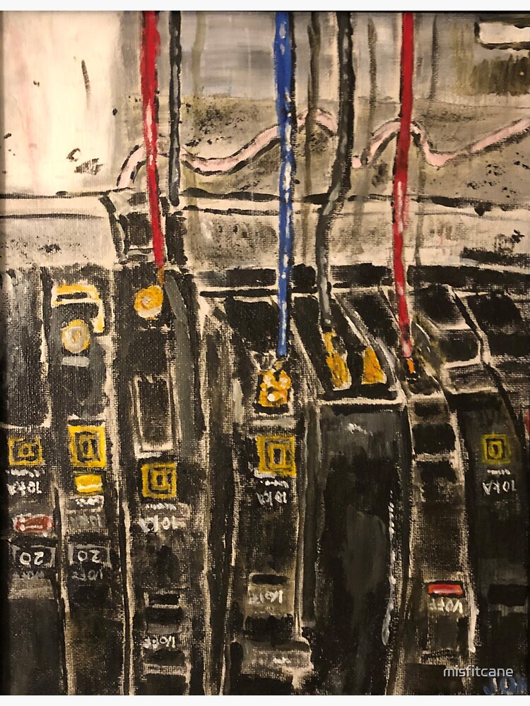 "Panelboard" Sticker for Sale by misfitcane | Redbubble