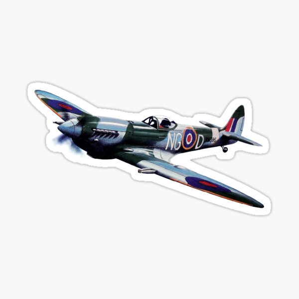 Supermarine Spitfire Stickers | Redbubble