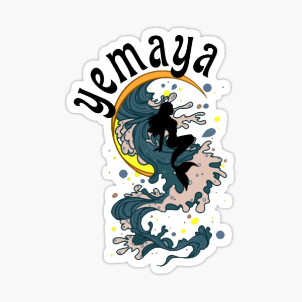 "YEMAYA" Sticker for Sale by JASCKSHIRTS | Redbubble