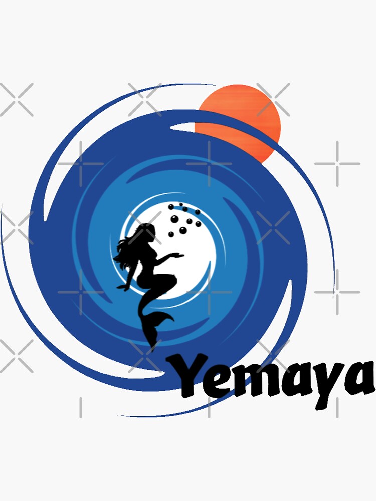 "YEMAYA" Sticker for Sale by JASCKSHIRTS | Redbubble