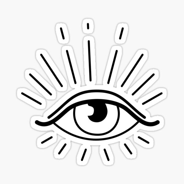 "Open eyes. The power of observation." Sticker by Cute-and-Co | Redbubble
