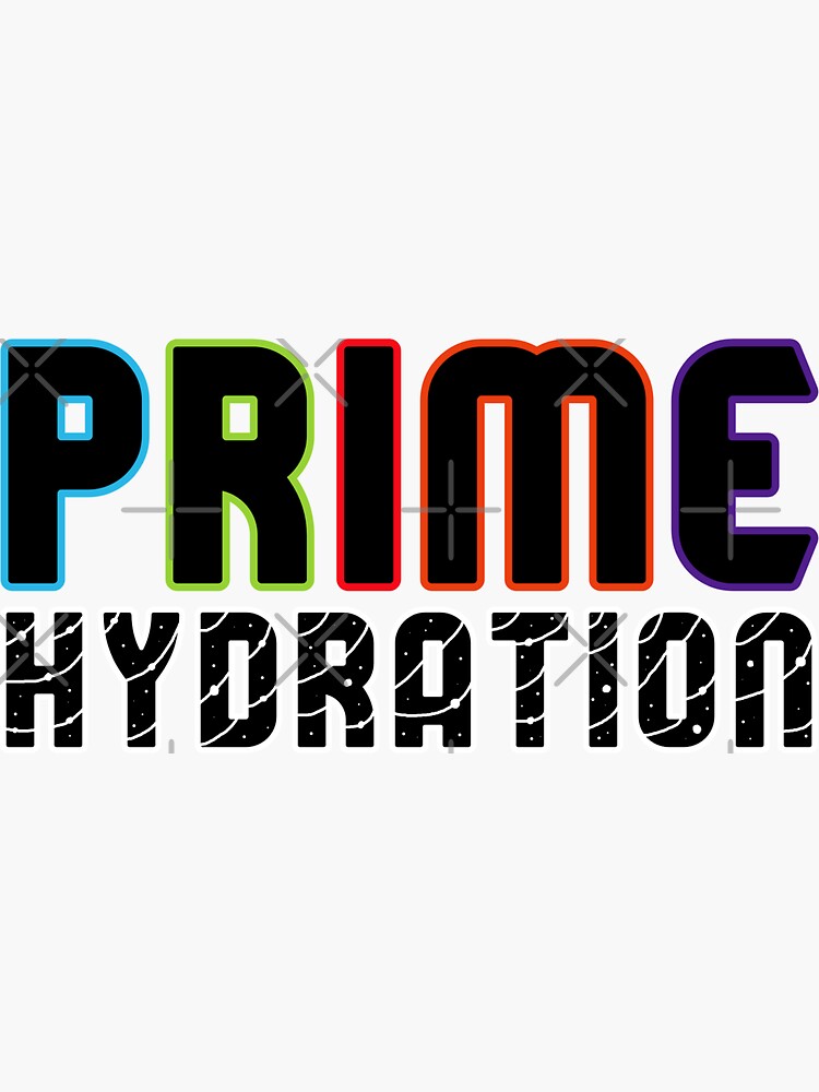 "PRIME HYDRATION" Sticker for Sale by MerchGenerator | Redbubble