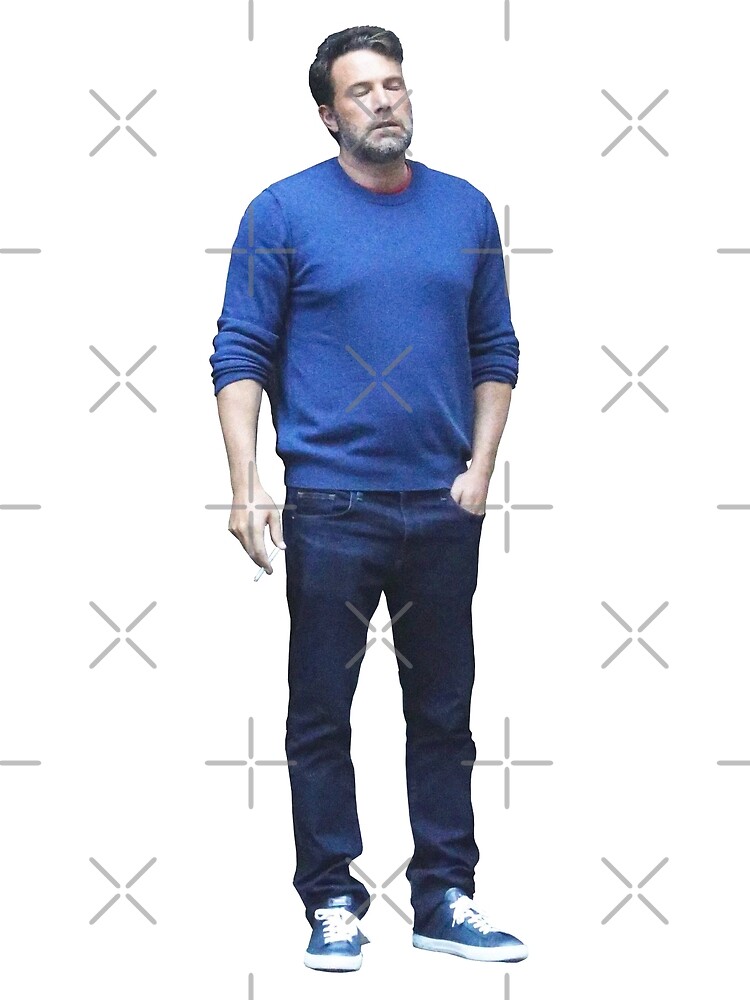 "Ben Affleck Smoking Meme on White" Poster for Sale by hotshots-design ...
