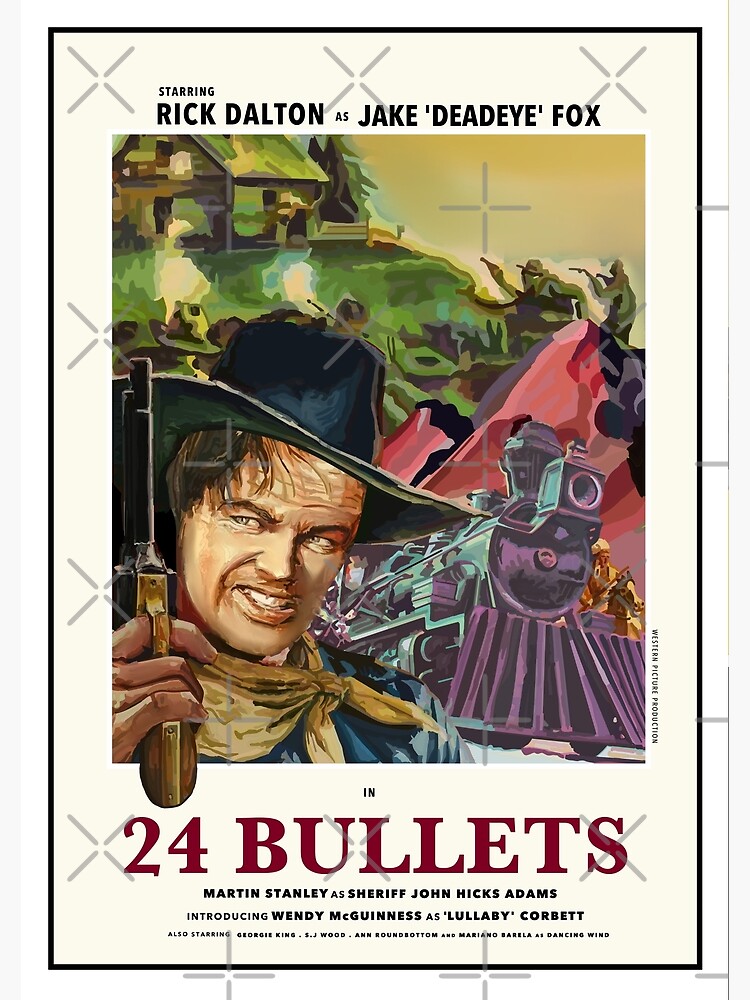 "24 Bullets - Rick Dalton Fan Art" Poster for Sale by nincompoop-art ...