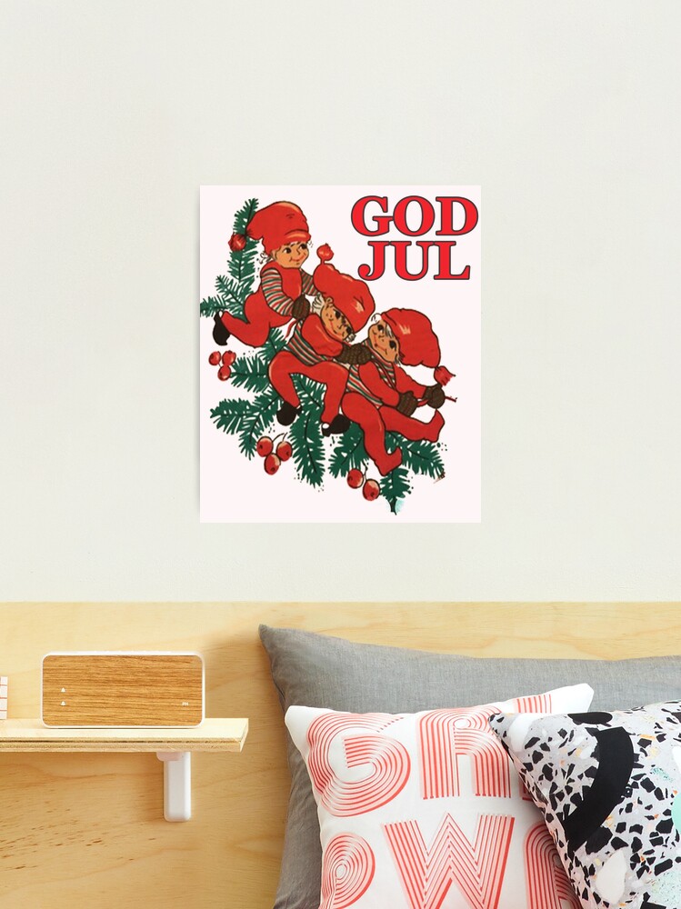 Vintage God Jul Utklipp God Jul! | Retrospilling.no