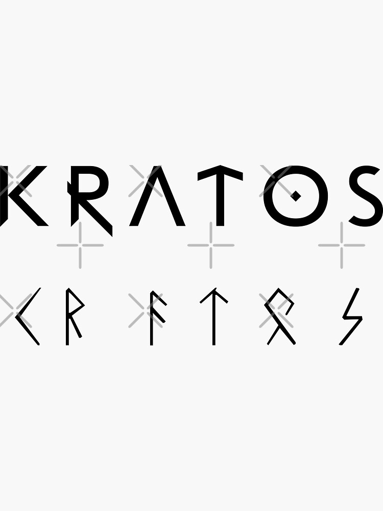 "Kratos God of War Ragnarök God of War Ragnarok" Sticker for Sale by ...