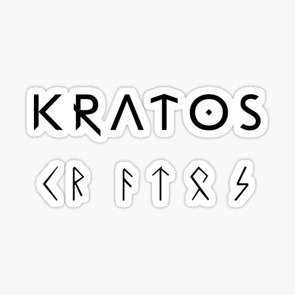 "Kratos God of War Ragnarök God of War Ragnarok" Sticker for Sale by ...