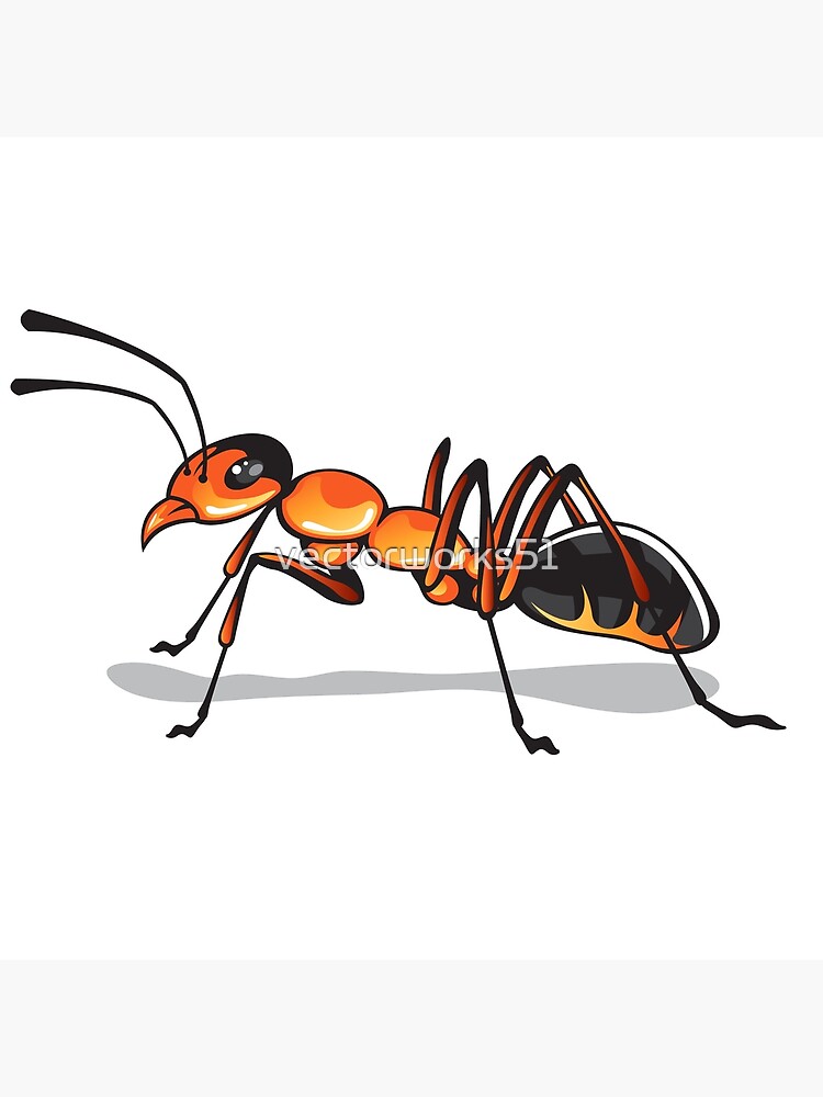 "Fire Ant" Poster by vectorworks51 | Redbubble