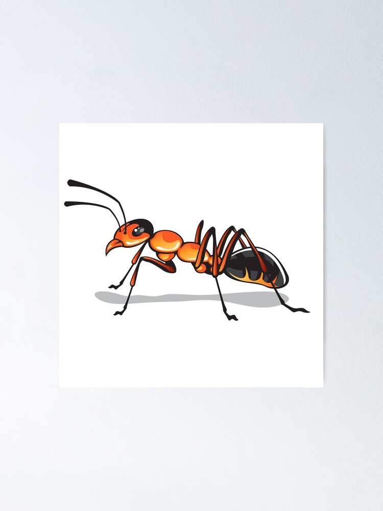 "Fire Ant" Poster by vectorworks51 | Redbubble