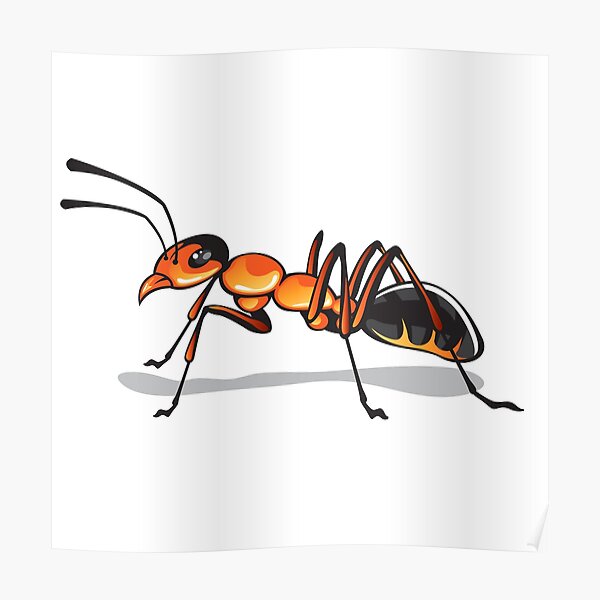 "Fire Ant" Poster by vectorworks51 | Redbubble