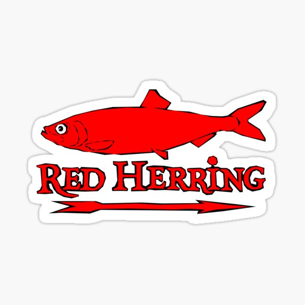 "Red Herring" Sticker for Sale by WinBen52 | Redbubble