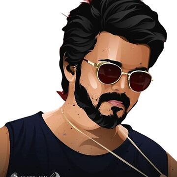 "THALAPATHY VIJAY" Sticker for Sale by AADesigns7 | Redbubble