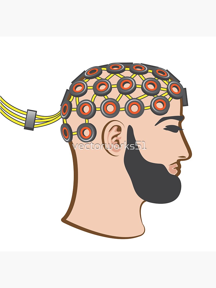 "EEG" Sticker by vectorworks51 | Redbubble