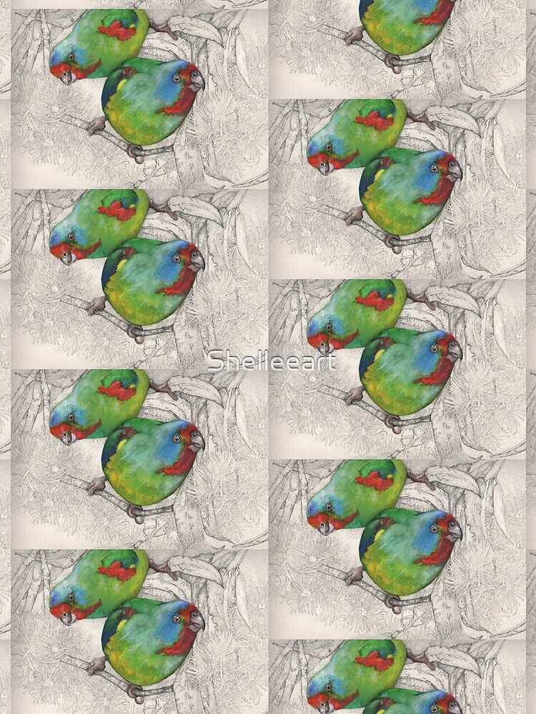 Act Swiftly’, Swift Parrots drawing " Drawstring Bag for Sale by ...