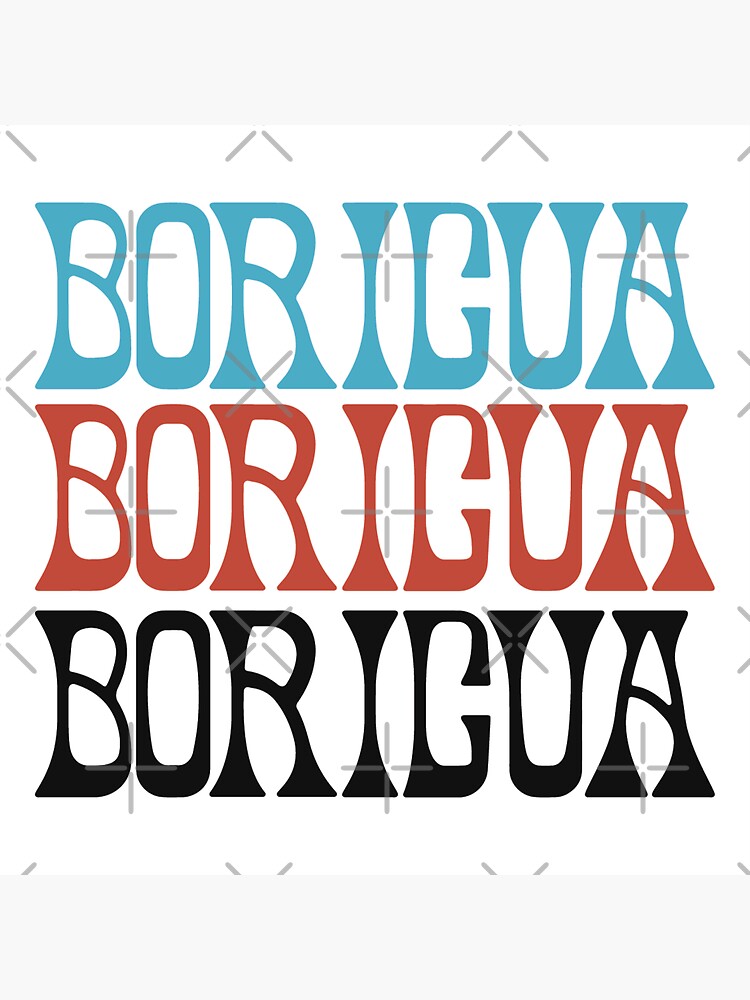 "Boricua, Puerto Rican, Puertorriqueño" Sticker for Sale by de-luz ...