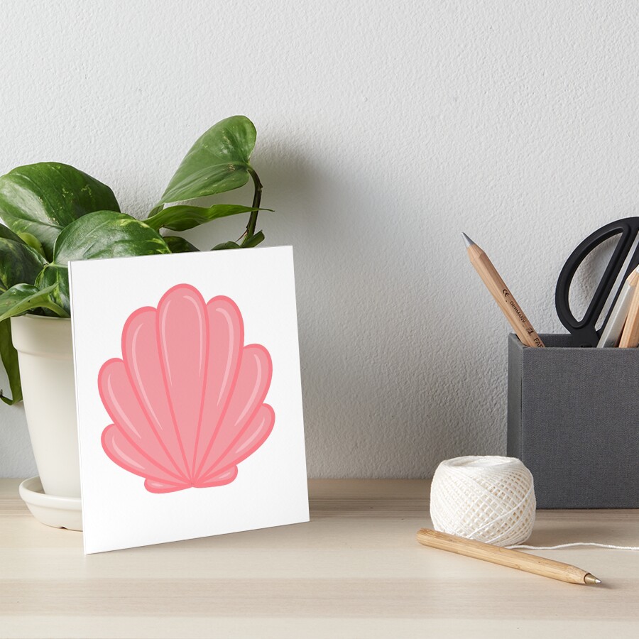 "Little Mermaid Shell" Sticker by Ninidesignss | Redbubble