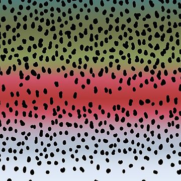 "Rainbow Trout Skin Fly Fishing" Sticker for Sale by BikeVoucherJr ...