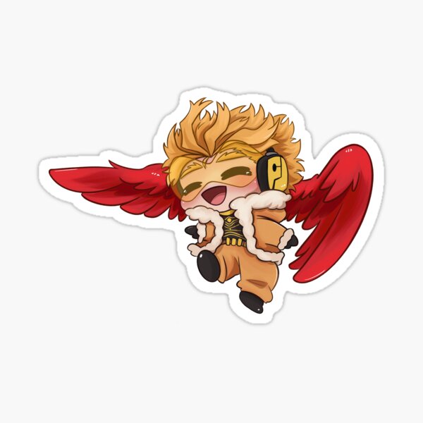 "Hawks Chibi (My Hero Academia) " Sticker for Sale by Forythetilly ...