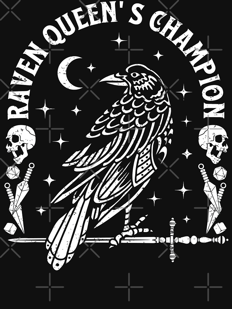 "RAVEN QUEEN'S CHAMPION, Crow, skulls, warlock rogue daggers and dnd ...