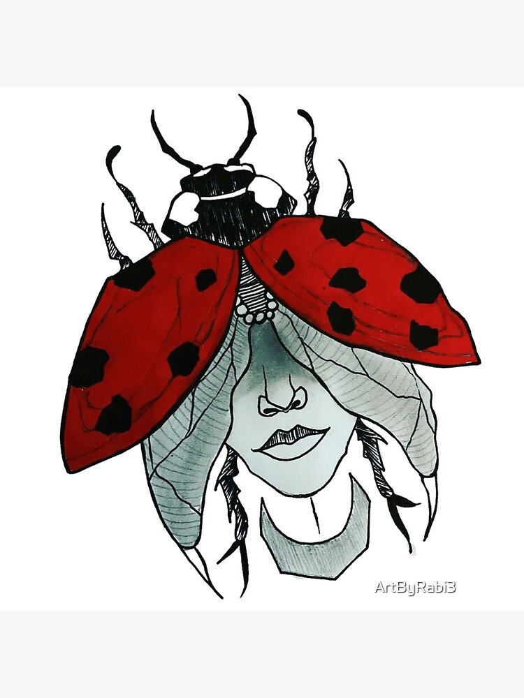 "My drawing "The Human Ladybug"" Poster for Sale by ArtByRabi3 ⭐⭐⭐⭐⭐ ...