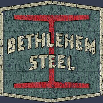 "Bethlehem Steel Buffalo 1962" Sticker for Sale by AstroZombie6669 ...
