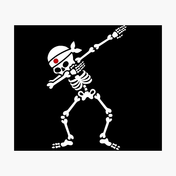 "Dab skeleton kamikaze Japan Judo Karate Samurai" Photographic Print by ...