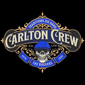 "Carlton Crew - Traditions Die Hard" Sticker for Sale by Takin-Thepiss ...