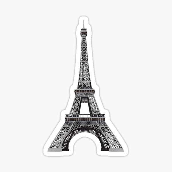 "Eiffel Tower" Sticker for Sale by StyleandCoffee | Redbubble
