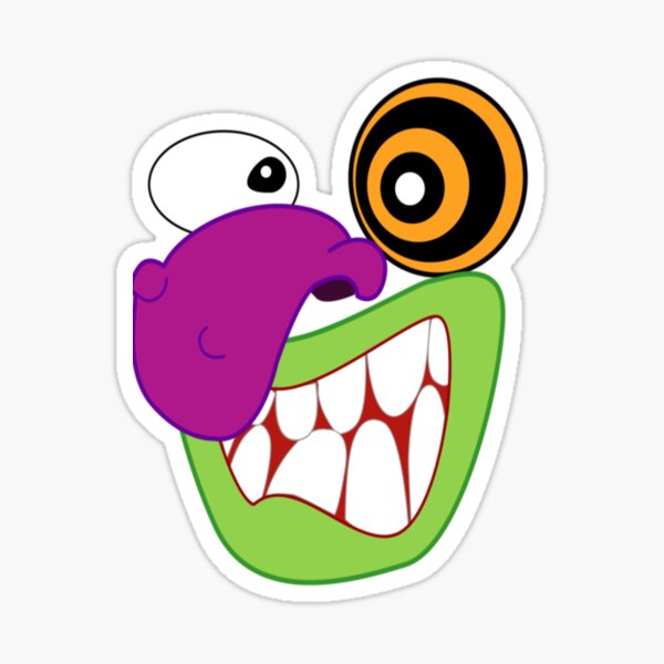 "ooga booga mask" Sticker for Sale by kukutayljanz | Redbubble