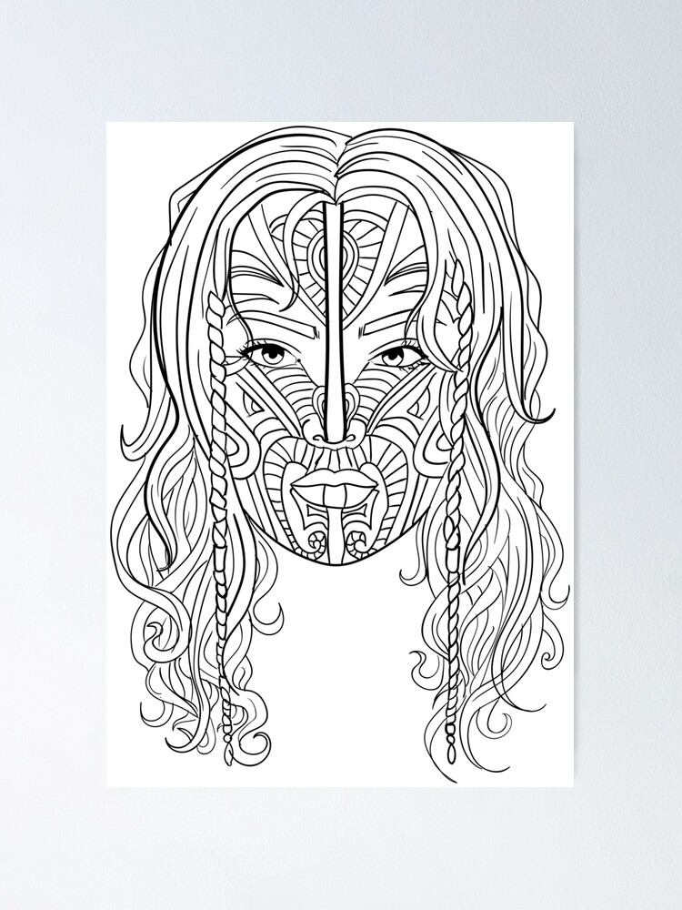 "Rune Face" Poster by RafaDG | Redbubble