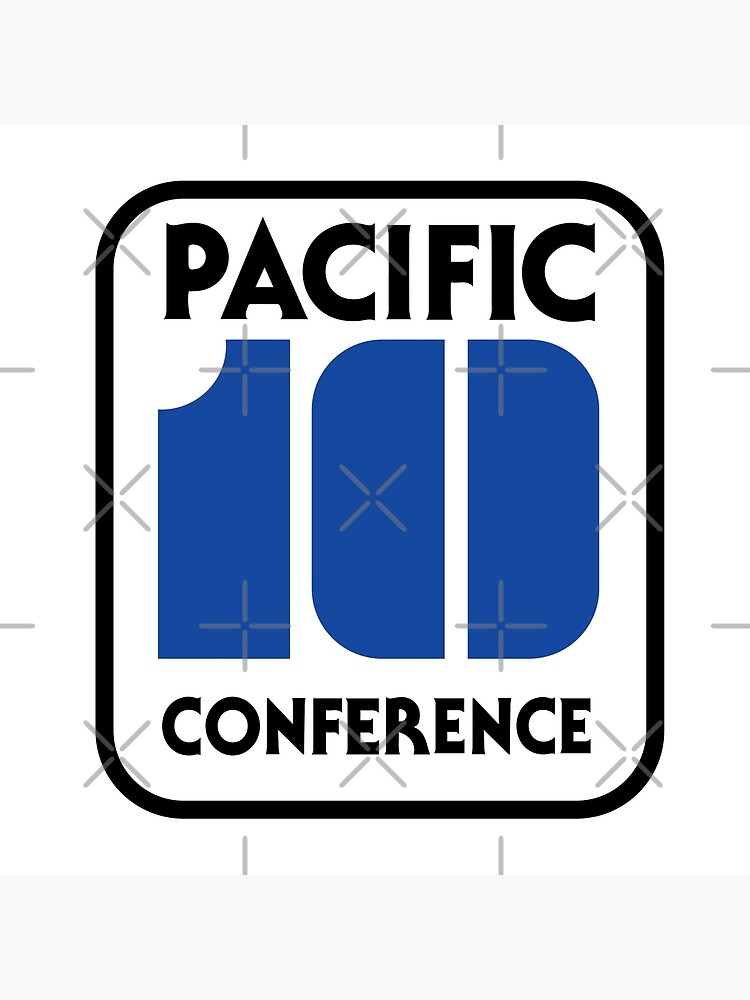 "Retro Pac-10 Conference - Original Neutral Colors" Poster for Sale by ...