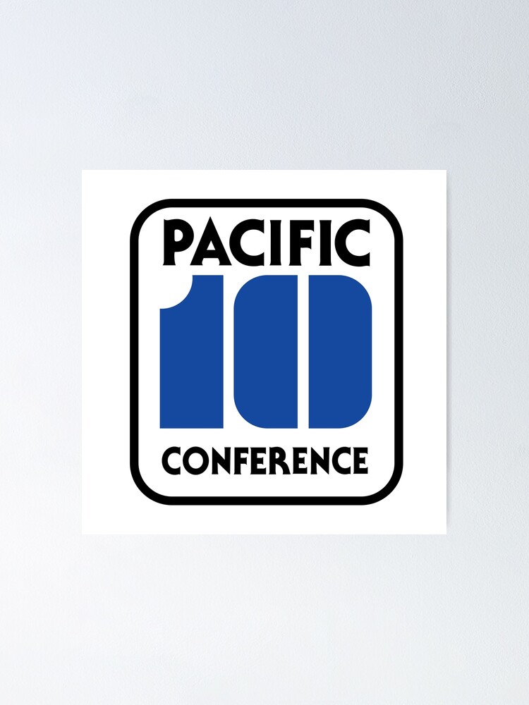 "Retro Pac-10 Conference - Original Neutral Colors" Poster for Sale by ...