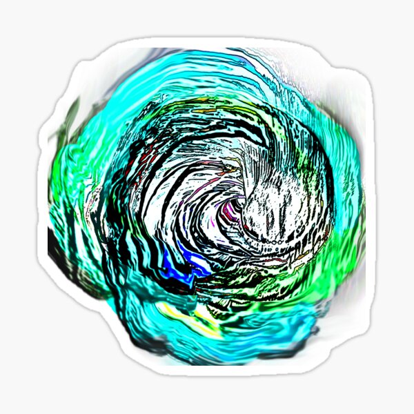 "Hyper Dimensional Serpent" Sticker for Sale by warspanker | Redbubble