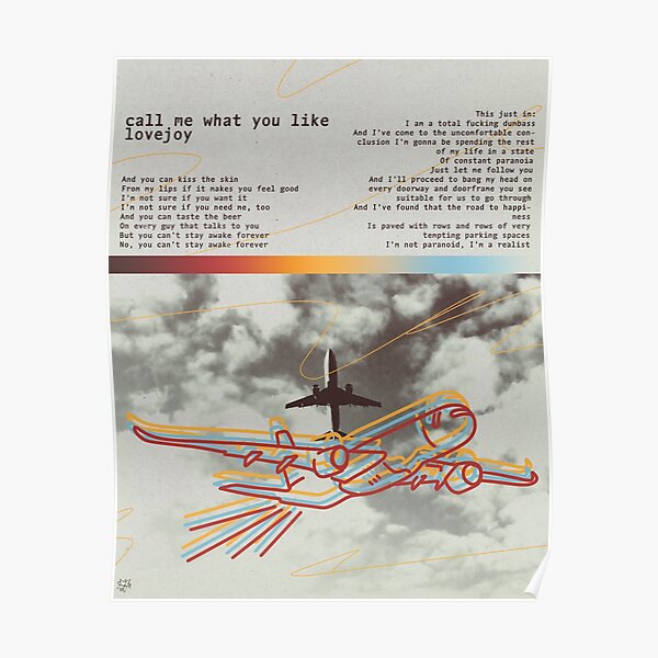 "Lovejoy Call Me What You Like Print" Poster for Sale by planetjuniper ...