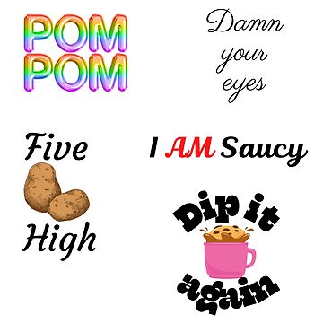 "BBC Ghosts sticker pack" Sticker for Sale by DawnEK | Redbubble