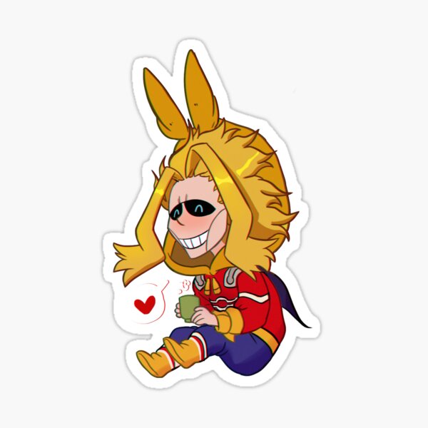 "All Might" Sticker by avatarkasia | Redbubble