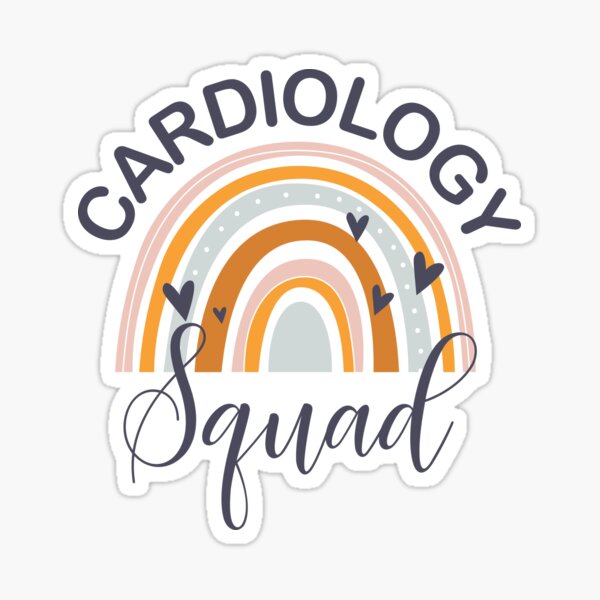 "Cardiology Cardiologist Cute " Sticker for Sale by NestaReign | Redbubble