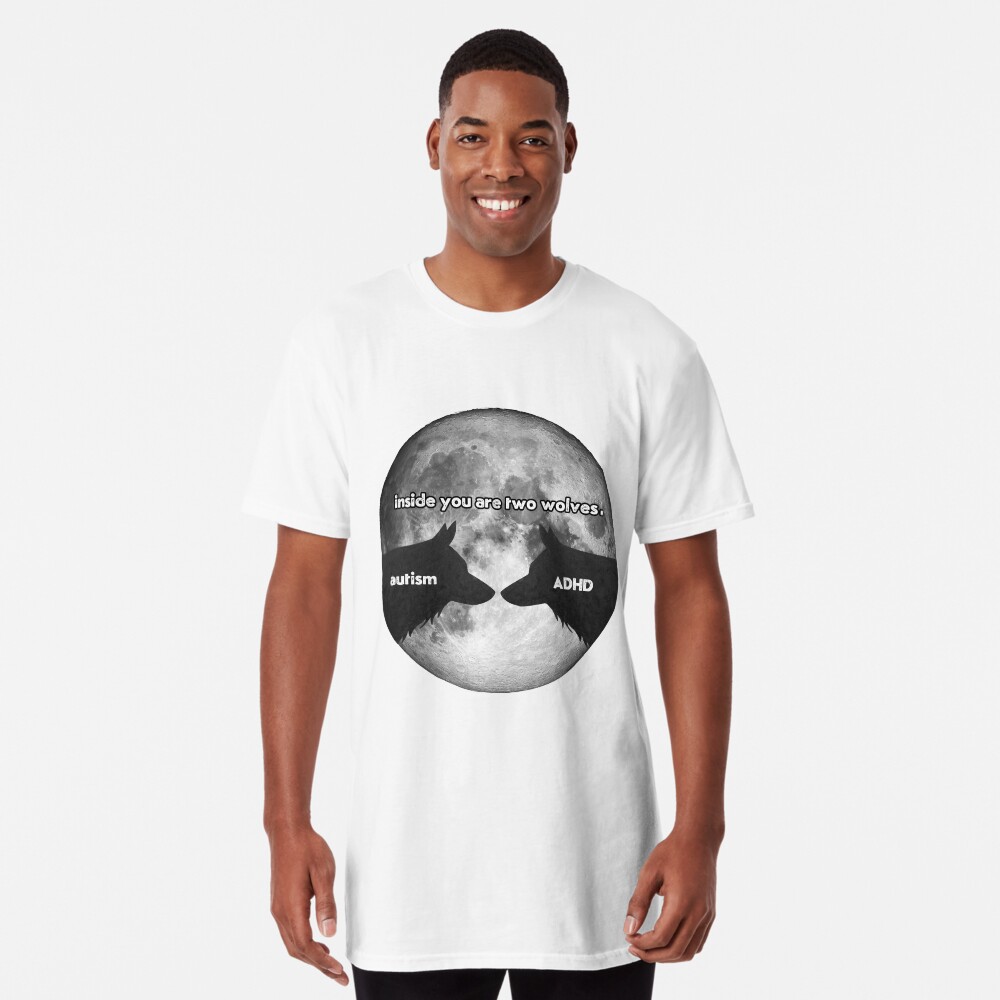 ""Inside you are two wolves..." Autism/ADHD" Sticker for Sale by e ...