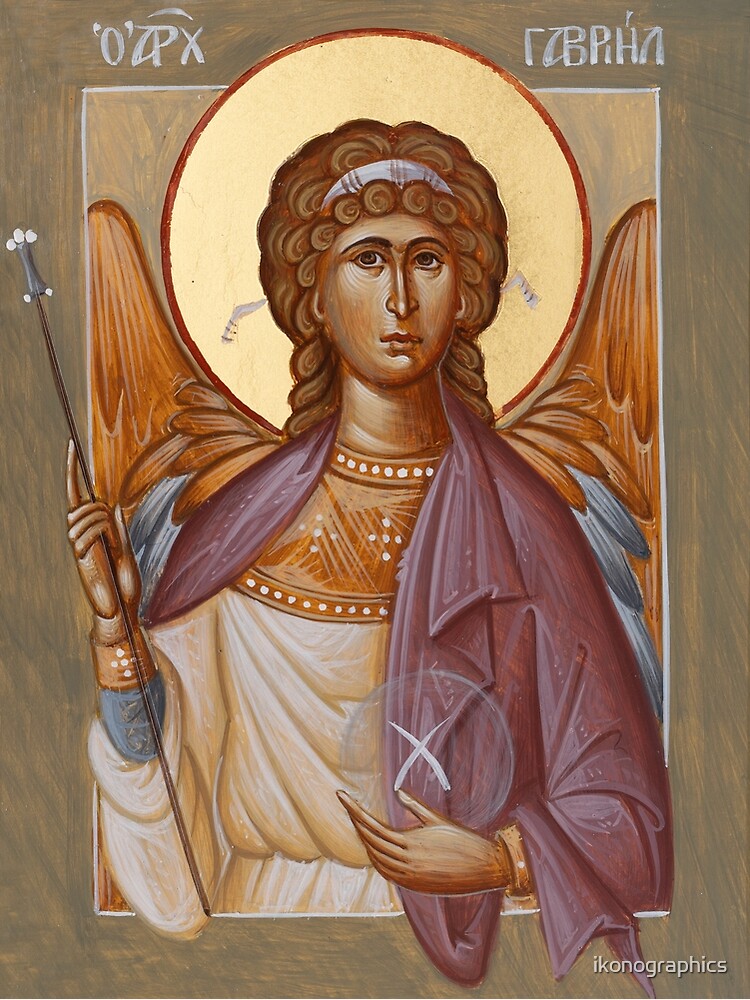 "Archangel Gabriel" Poster for Sale by ikonographics | Redbubble