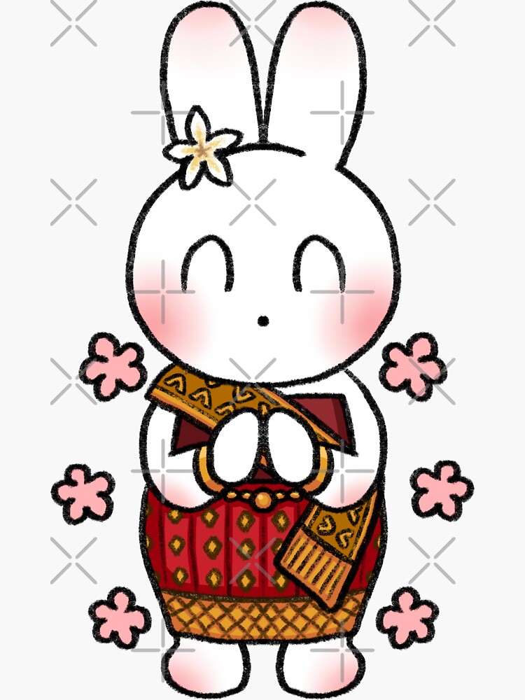 "Lao Bunny" Sticker for Sale by PhongCots-Art | Redbubble