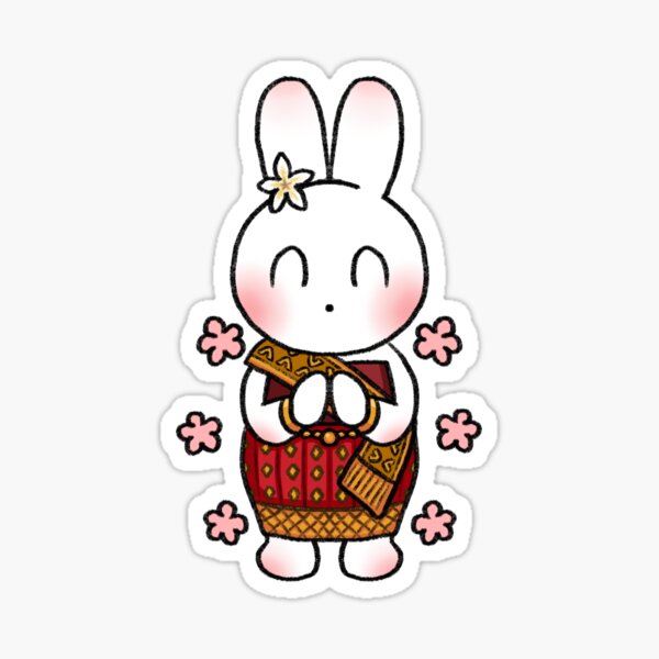 "Lao Bunny" Sticker for Sale by PhongCots-Art | Redbubble
