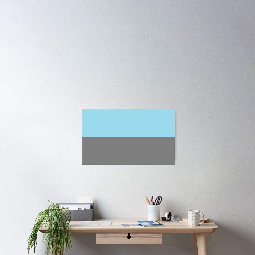 "Autosexual Pride Flag (v.1)" Poster for Sale by porcupride | Redbubble