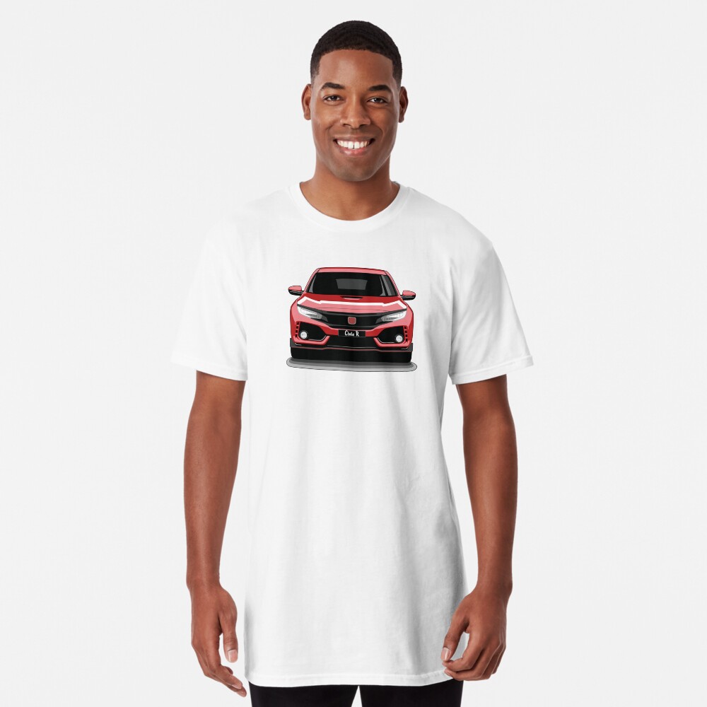 "Civic type r fk8 - vector drawing" Sticker by yohannlp | Redbubble
