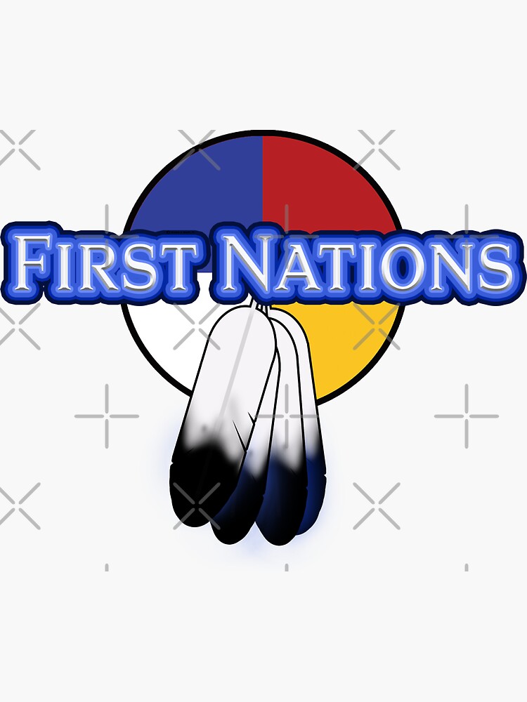 "First Nations logo" Sticker for Sale by NDNGraphics | Redbubble