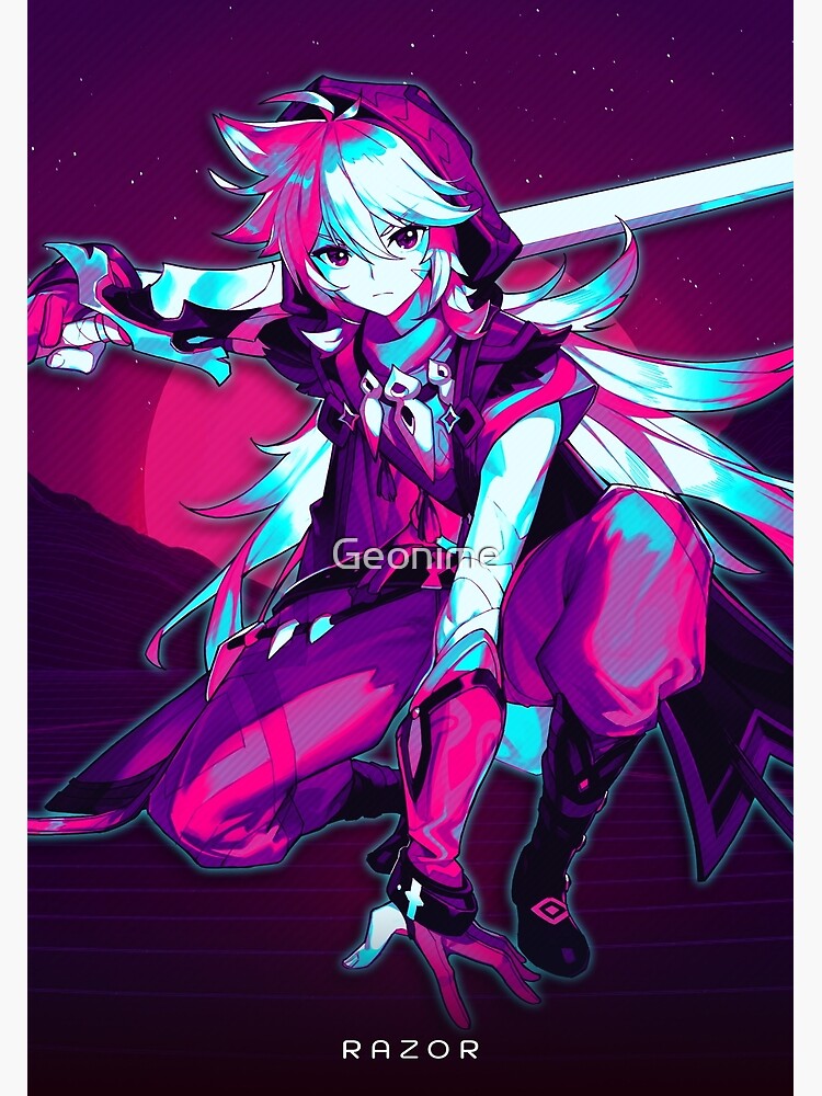 "Razor Genshin impact - Futuristic" Poster for Sale by Geonime | Redbubble